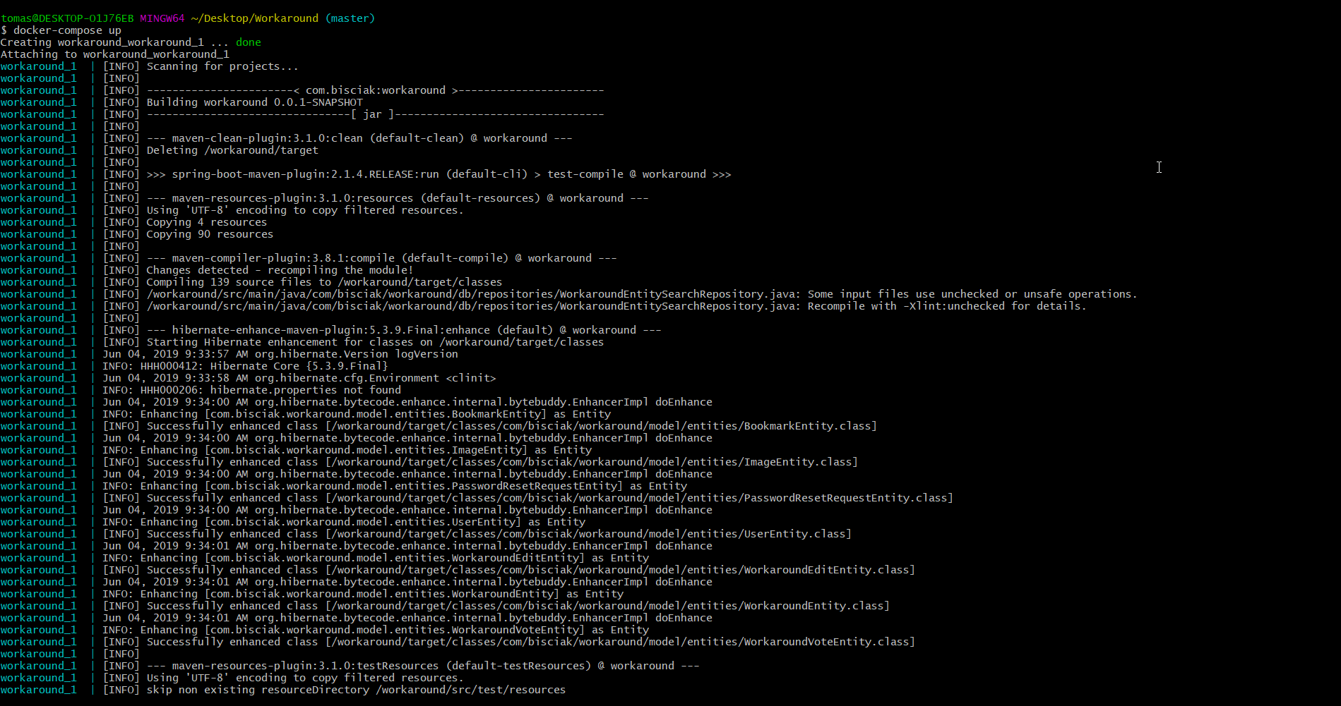 Docker Mysql 无法从spring Boot应用程序连接到mysql数据库 一点教程