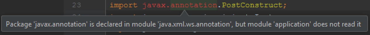 Intellij:如何添加javaannotation模块javaxannotationpostconstruct 一点教程